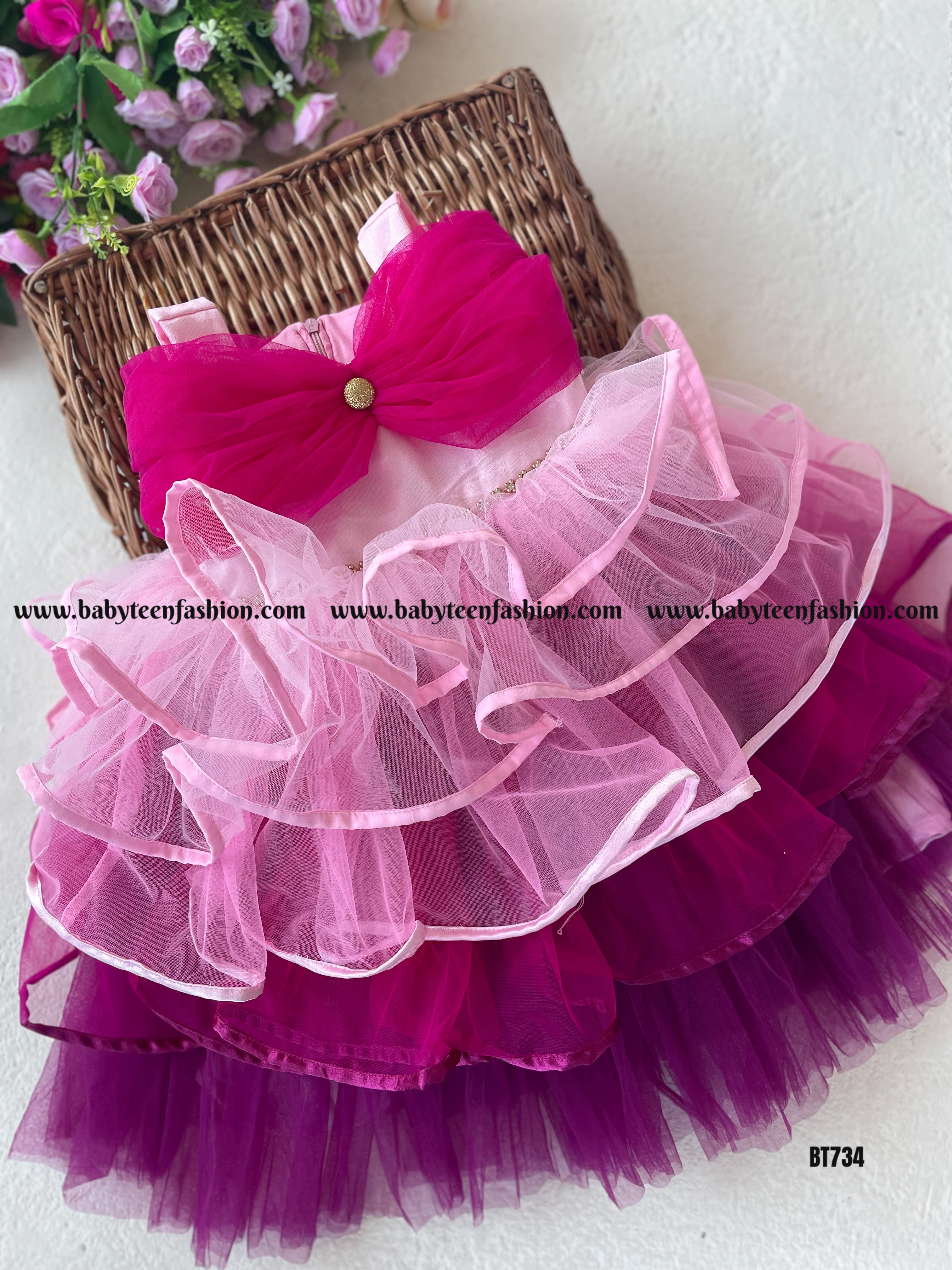 BT734 Magic Frock – Layers of Laughter and Love – BabyTeen Fashion